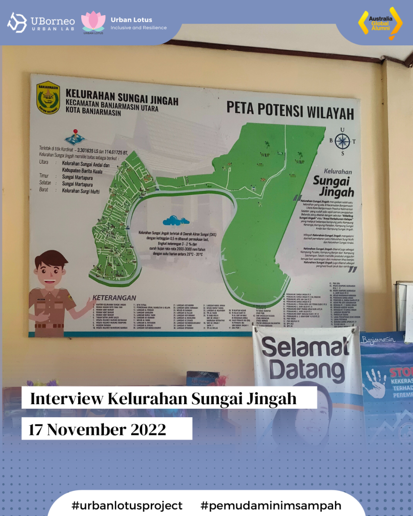 Lurah Sungai Jingah menyambut baik inisiatif dari Urban Lotus Project ...
